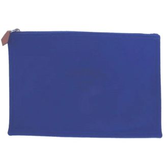 Herm&egrave;s Pre-owned Canvas pouches - - Pre-owned - Damen - Blau - ONE SIZE