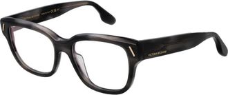 Victoria Beckham Femme, Accessoires, Gris, Taille: ONE Size Rectangle Acetate Frame