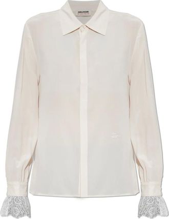 Zadig&Voltaire Damen, Blusen & Hemden, Beige, SGr&ouml;&szlig;e