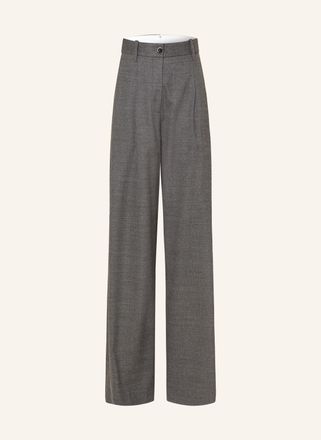 Nine In The Morning Nine:Inthe:Morning Marlenehose Petra Aus Flanell grau