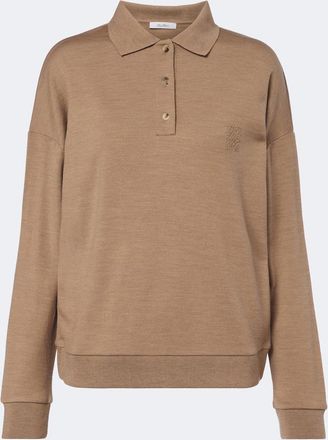 Max Mara Polopullover aus Schurwolle
