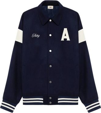 Autry Varsity College Bomberjacke - - Jackets - unisex - Blau - S