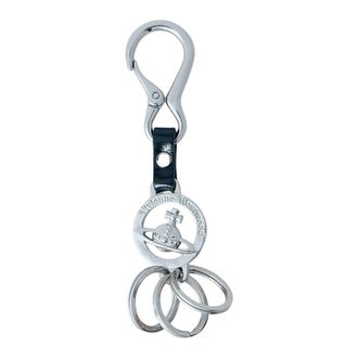 Vivienne Westwood Orb Medaillon Schl&uuml;sselanh&auml;nger - - Accessories - Herren - Grau - ONE SIZE