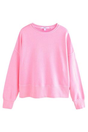 Next Sweater Sweatshirts mit fransigem Saum 100 % Baumwolle (1-tlg)