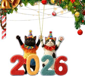 Generico Christmas Acryl-Tieranh&auml;nger, 2 D, 20 g, entz&uuml;ckender Schl&uuml;sselanh&auml;nger in Taschenform, lebendige Dekoration und skurrile Details zum Aufh&auml;ngen an der