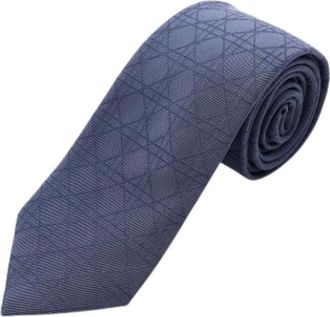 Dior Pre-owned Cravat - Homme - Pre-owned - Bleu - Taille: ONE Size