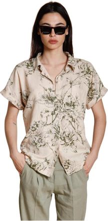 Mason's Femme, Blouses et Chemises, Beige, Taille: 40 FR Livia Shirt