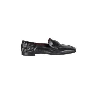 Pomme Dor Leder Mokassins mit Eckiger Spitze - - Shoes - Damen - Schwarzk - 36 EU