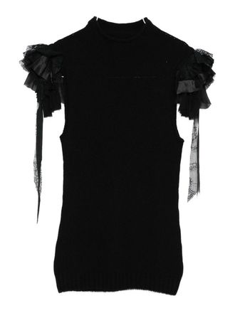 Alberta Ferretti Top - Noir