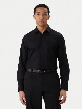 HUGO BOSS Hemd Kenno 50555295 Schwarz Slim Fit