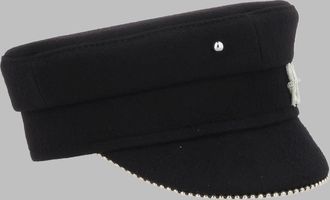 Ruslan Baginskiy KPC033PF26_WPRSCHASIRBBLACK Flat Cap - Black