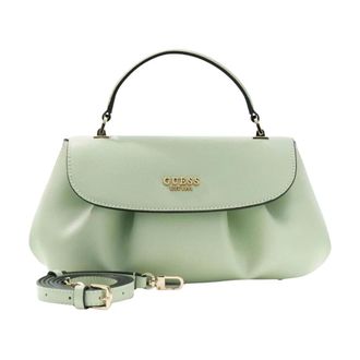 Guess Amorette Henkeltasche mit &Uuml;berschlag - - Bags - Damen - Gr&uuml;n - ONE SIZE