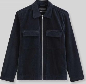 Marc O'Polo Regular Fit Hemdjacke aus reiner Baumwolle