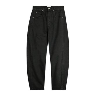 Isabel Marant Oriane Wide Jeans - - Jeans - Damen - Schwarzk - XS