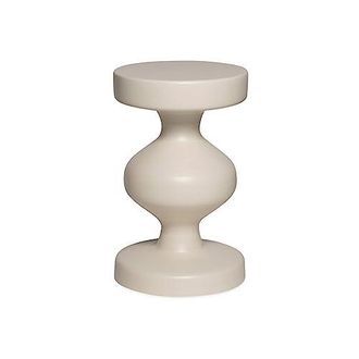 Alice's Garden Alices Home - Table dappoint. Bout de canap&eacute;. Table de Chevet en m&eacute;tal. cr&egrave;me. Hawa &Oslash;29.5 x H 48.5cm