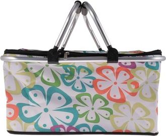 Lurrose Panier Isotherme Grand Volume avec Poign&eacute;e Bo&icirc;te Repas Isol&eacute;e pour Pique- Camping et Rangement Alimentaire Ext&eacute;rieur