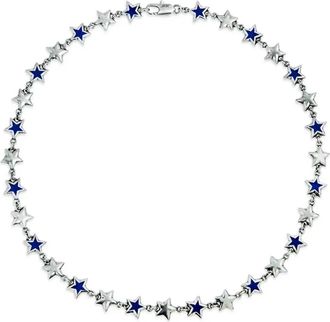 TwoJeys Enameled Stars Necklace - - Accessories - unisex - Grau - ONE SIZE