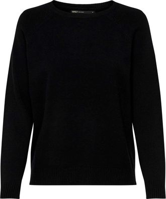 Only Damen Onllesly Kings L/S KNT Noos Pullover 15170427,Schwarz,XXL