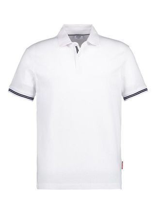 Joop Herren Polo-Shirt wei&szlig; Baumwoll-Stretch