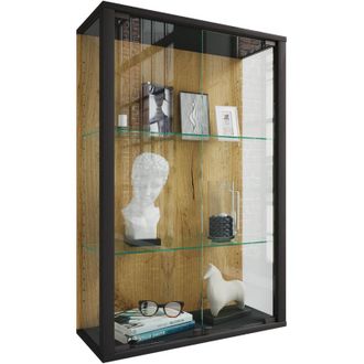 VCM Armoire daffichage murale pendante en verre Udina M H. 80 x B. 60 x T. 25 cm