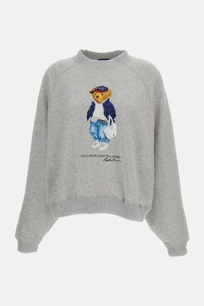Polo Ralph Lauren Sweatshirt Mit Rundhalsausschnitt Und Print