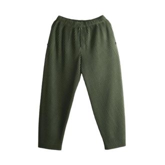 Issey Miyake Pantalon Slash - Homme - Pantalons - Vert - Taille: M