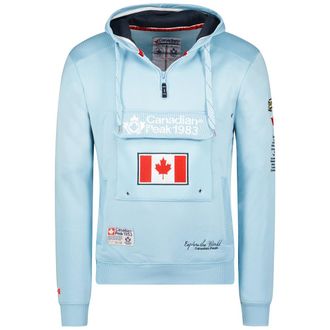 Canadian Peak Galapagos_Men - Mens Zip Pocket Hoodie - Sweatshirt Sweater Logo Long Sleeve Warm - Mens Spring Summer Fall Winter Season (Sky Blue 3XL)