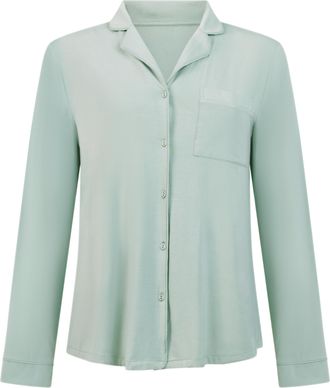 Hunkem&ouml;ller Hunkem&ouml;ller Lang&auml;rmelige Jersey-Jacke Essential - Iceberg Green - XS