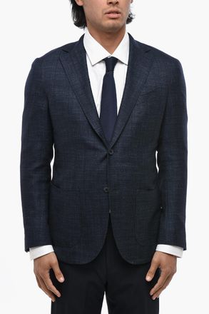 Corneliani Teilgef&uuml;tterter Blazer GATE aus Seidenmischung Corneliani