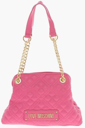 Moschino LOVE Quilted Mini Handle Bag with Golden Logo size Unica