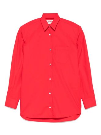 Fiorucci t-shirt brod&eacute;e &agrave; &eacute;paulettes - Rouge