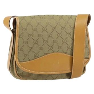 Gucci Pre-owned Canvas Crossbody Bag - - Pre-owned - Damen - Beige - ONE SIZE