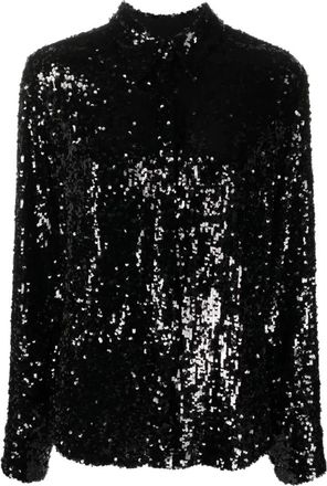 Dries Van Noten Femme, Blouses et Chemises, Noir, Taille: 38 FR Blouses