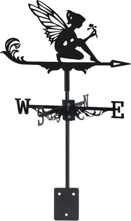 Generic Wetterfahnen, Dekorative Dachwetterfahne Aus Metall, Windmessger&auml;T F&uuml;R Den Au&szlig;Enbereich, Windrichtungsanzeiger F&uuml;R Garten, Bauernhaus, Eisen(F)