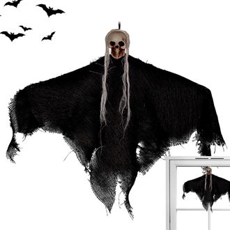 Generic Halloween Grim Reapers | Skelett zum Aufh&auml;ngen f&uuml;r B&auml;ume, Dekoration des fliegenden Sensenmanns, Halloween-Dekorationen des Sensenmanns, Outdoor/Innen