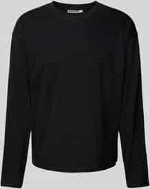 Weekday Longsleeve mit geripptem Rundhalsausschnitt