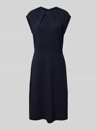 s.Oliver Black Label Tailliertes Etuikleid aus Viskose-Mix