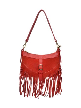Anna Luchini Rot Rindsledertasche