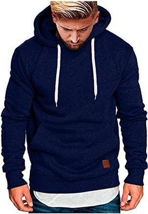 Generic NaLatia Sweat &agrave; Capuche Homme Automne Hiver Veste &agrave; Manches Longues Cardigan Homme Grande Taille Automne Hiver Veste &agrave; Capuche Sportswear Sweat D&eacute;cont