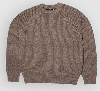 Salty Crew Harbor Fishermans Knit Strickpullover natural heather