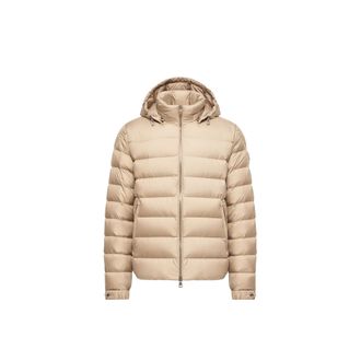 Moncler Moncler Doudoune Courte &Agrave; Capuche Arneb, Homme, Beige, Taille: 0