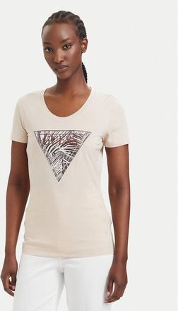 Guess T-Shirt 182454 Beige Classic Fit