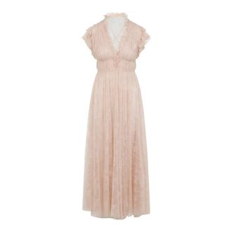 Alberta Ferretti Damen Kleider Bekleidung Beige Ss26 - - Dresses - Damen - Beige - S