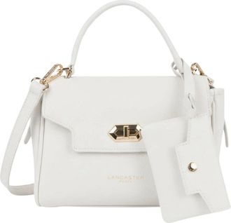 Lancaster Femme, Sacs, Blanc, Taille: ONE Size Mademoiselle Grace Flap Bag