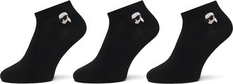 Karl Lagerfeld Kurze Socken KARL LAGERFELD A4M47044 Schwarz