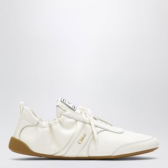 Chlo&eacute; Wei&szlig;e Chlo&eacute; Kick Sneaker aus Leder