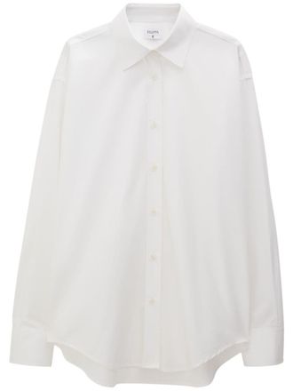 Filippa K chemise en coton popeline biologique - Bleu