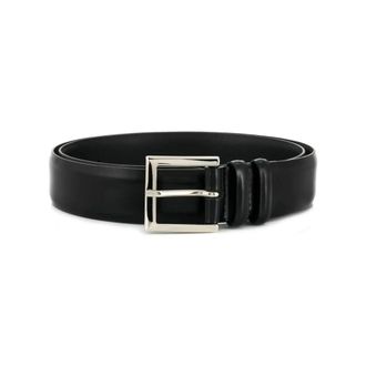 Orciani Klassischer Schwarzer Lederg&uuml;rtel - - Accessories - Herren - Schwarzk - 95 CM