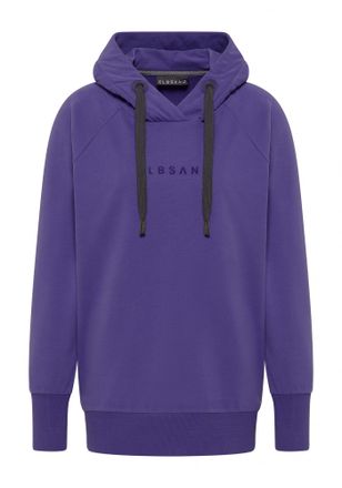 Elbsand Damen Kapuzen-Sweatshirt ESSvana Damenpullover 70293 00 Ultra Violet (614) S