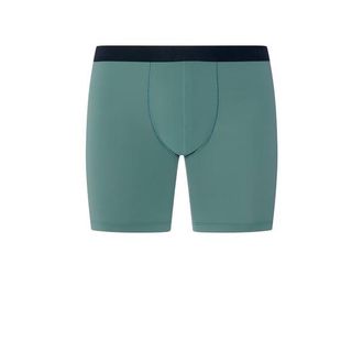 Hanro Boxer uni &agrave; ceinture contrast&eacute;e